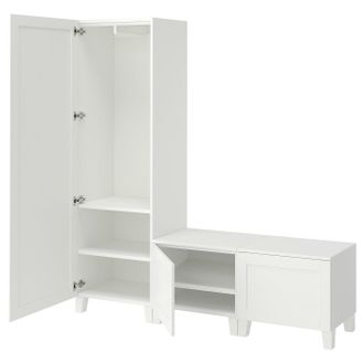 IKEA PLATSA Kleiderschrank mit 3 T&uuml;ren