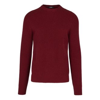 Bomboogie Homme, Pulls, Rouge, Taille: M Crew-297 Ribbed Sweater