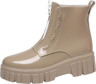 Generic Bottes caoutchouc pour homme et femme Imperm&eacute;able Coupe-Vent pluie semi-compens&eacute;es s&eacute;curit&eacute; de qualit&eacute; Chaussures Facile d&eacute;sinfecter S&eacute;chage ultra-rap