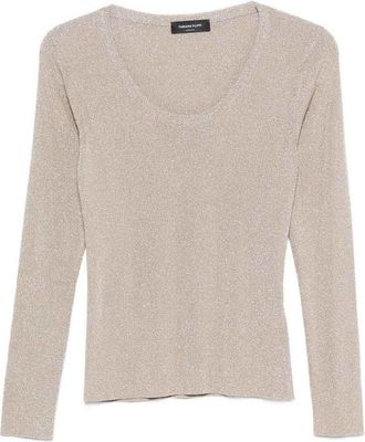 Fabiana Filippi Pull Col Rond - Blanc