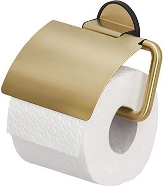 Tiger Tune Porte Papier Toilette, Support Papier Toilette Mural, Porte Rouleau Toilette, sans Per&ccedil;age, Porte-Papier hygi&eacute;nique Autocollant 3M, Dor&eacute;