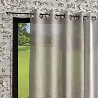 Soleil d'Ocre Segel bei &Ouml;sen Wirkung zerknittert 135x250 cm Bohem Lin