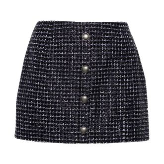 Alessandra Rich Kurzer Rock - - Skirts - Damen - Schwarzk - S