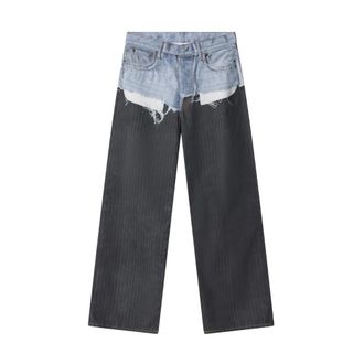 Acne Studios Homme, Jeans, Bleu, Taille: XS Jean 1981 Trompe Loeil