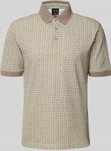 A|X Armani Exchange Poloshirt mit kurzer Knopfleiste