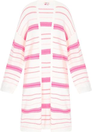 Izia Strickjacke Frauen cremewei&szlig; rosa