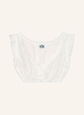 Hammerschmid Hammerschmid Dirndlbluse Eveline Mit R&uuml;schen weiss