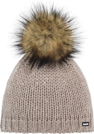 Eisb&auml;r Damen Bommelm&uuml;tze Folina Lux beigemele-Gold-real Einheitsgr&ouml;&szlig;e