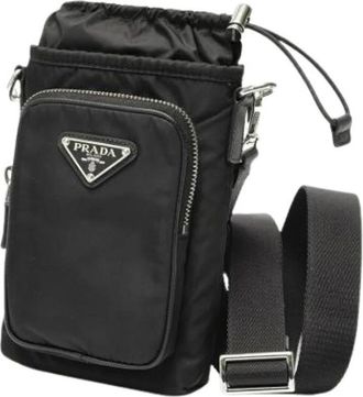 Prada unisex, Pre-owned, Noir, Taille: ONE Size Sac Seau Pre-owned