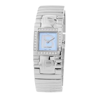 Laura Biagiotti Femme, Accessoires, Gris, Taille: ONE Size Montre Femme en Acier Inoxydable Argent