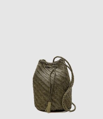 Dragon Diffusion Sac Pompom Double Jump Cuir Kaki