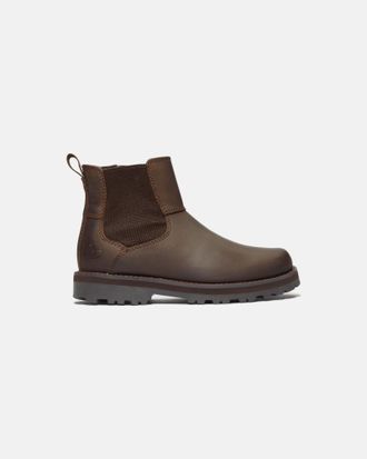 Timberland Courma Kid Chelsea Boot f&uuml;r Jugendliche in Dunkelbraun, Braun, Gr&ouml;&szlig;e