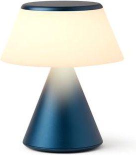 Lexon Lampe de chevet tactile LUMA S, veilleuse sans fil avec variateur dintensit&eacute; et synchronisation multi lampes, 9 couleurs LED, Rechargeable, Aluminium 