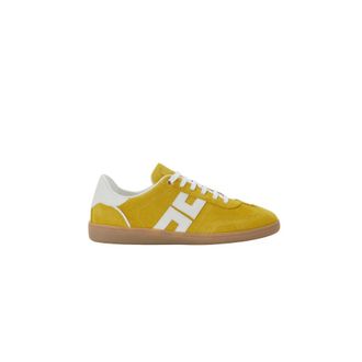 Elisabetta Franchi Femme, Chaussures, Jaune, Taille: 40 EU Nappa Baskets