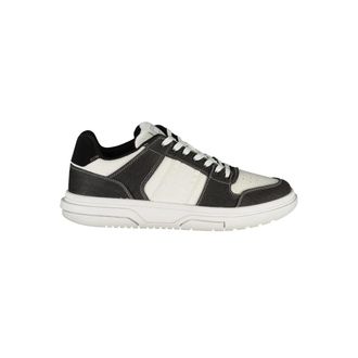 Tommy Hilfiger Polyester Sneaker mit Schn&uuml;rung - - Shoes - Herren - Schwarzk - 40 EU