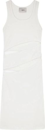 Coperni Femme, Robes, Blanc, Taille: 38 FR Spiral Tank Dress