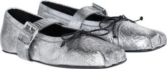 Ann Demeulemeester Femme, Chaussures, Gris, Taille: 38 1/2 EU Zoey Ballerinas