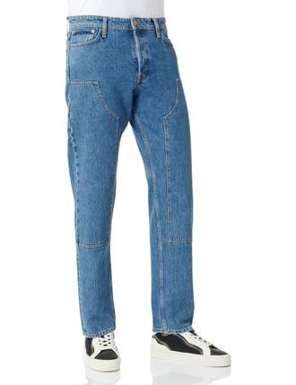 Jack & Jones Jack & Jones Mens JJICHRIS JJORIGINAL CJ 971 PCW Jeans, Blue Denim, 34/30