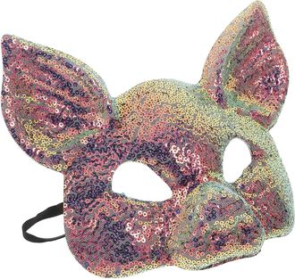 Valiclud Schwein Maske Kostümzubehör Festival Tiermaske Maskerade Party Dekoration Cosplay Requisit Material Halbschweinemaske Gummiband Kopfgröße Passform Atm