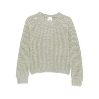 Allude Pullover aus Rippstrick aus Wolle und Kaschmir - - Knitwear - Damen - Gr&uuml;n - XS