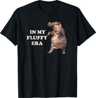 BDAZ In My Fluffy Era Lustiges Nilpferd Nilpferd T-Shirt