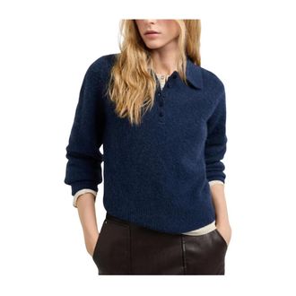 Pepe Jeans London Polo en maille Amira - Femme - Tops - Bleu - Taille: 42 FR