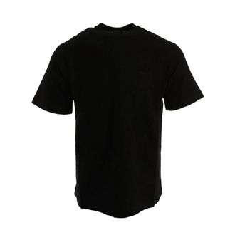 Armani Logo-besticktes T-Shirt mit Rundhalsausschnitt - - Tops - Herren - Schwarzk - L