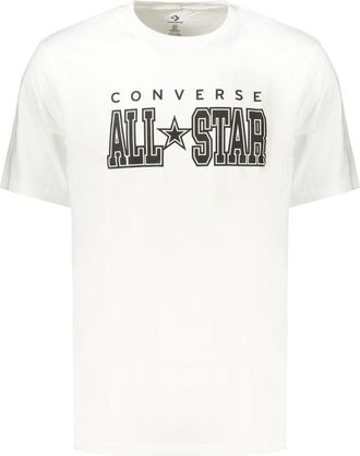 Converse Wei&szlig;es Baumwoll-Herren-T-Shirt