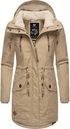Ragwear Elsie manteau dhiver pour dame avec capuche Taupe24 M
