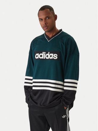 adidas Longsleeve JV8467 Gr&uuml;n Loose Fit