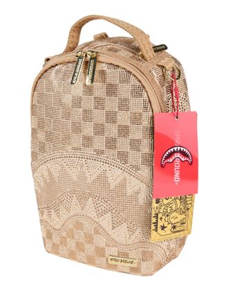 Sprayground 2 TONE GOLD TRINITY MINI BACKPACK