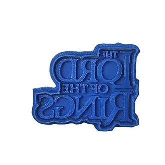 Cuticuter Le Seigneur des Anneaux Logo Coupe &agrave; Biscuits Bleu