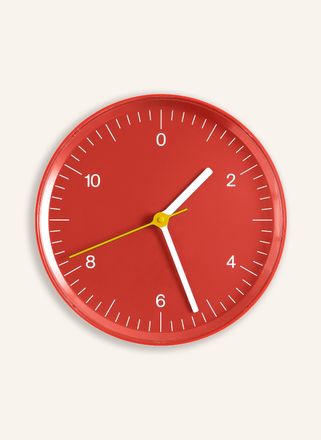 HAY Wanduhr rot