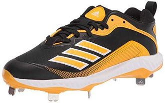 adidas Mens FV9346 Baseball Shoe, Black/Gold/White, 11.5