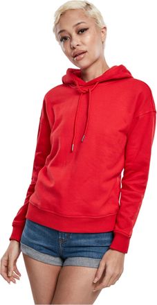 Urban Classics Damen Kapuzenpullover Ladies Hoody Hooded Sweatshirt, fire red, XXL