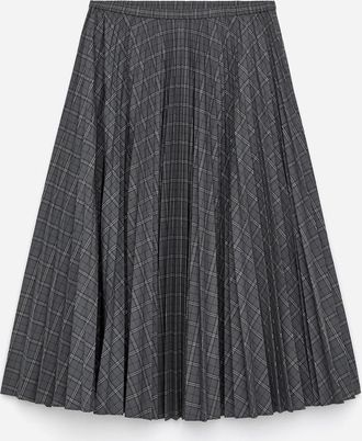 Arket Faltenrock -Grau