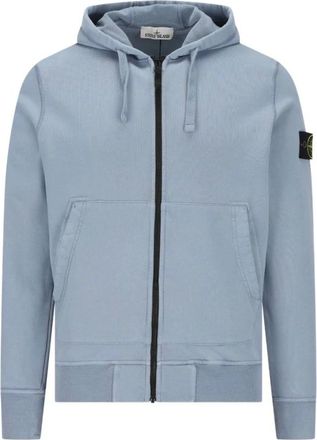 Stone Island Homme, Sweatshirts et sweats &agrave; capuche, Bleu, Taille: 2XL Sweat &agrave; capuche zipp&eacute;
