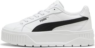 Puma Sneakers en cuir Karmen II Femme, Chaussures, Blanc, 35.5