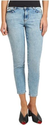 Fracomina Femme, Jeans, Bleu, Taille: W31 Jean Slim Cropped