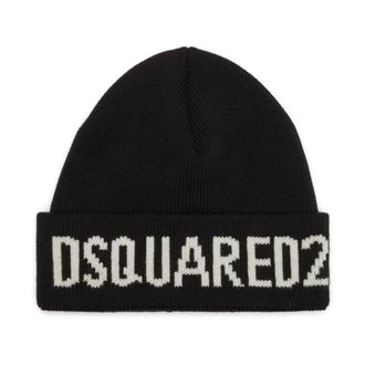 Dsquared2 Schwarze H&uuml;te & M&uuml;tzen Aw24 - - Accessories - Herren - Schwarzk - ONE SIZE