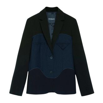 Desigual AME Wave Diplo - - Jackets - Damen - Blau - M