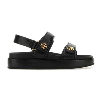 Tory Burch Femme, Chaussures, Noir, Taille: 39 EU Sandales Plates