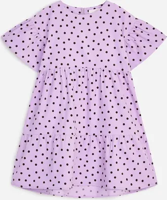 Arket Cordkleid Mit Volant -Lila
