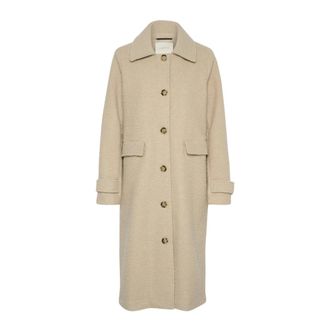 Kaffe Trenchcoat - - Coats - Damen - Beige - 2XL