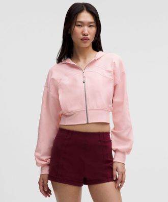 lululemon Veste &agrave; capuche Define coupe d&eacute;contract&eacute;e Luon pour Femmes - Rose - Taille 10