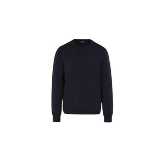 Moorer Homme, Pulls, Bleu, Taille: 3XL Pull ras du cou Orvieto