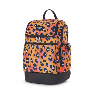 Speedo Uni-Erwachsene Großer Rucksack, Teamster 35 Liter, 2.0 Cheetah Orange Pop, Einheitsgröße