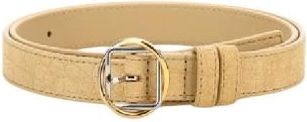Jacquemus Femme, Accessoires, Beige, Taille: 90 CM Ceinture en daim &agrave; effet crocodile gaufr&eacute;