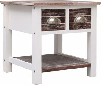vidaXL Vidaxl - Beistelltisch Braun 40x40x40 cm Paulownia Holz