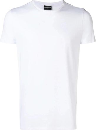 Emporio Armani T-shirt &agrave; manches courtes - Homme - Tops - Blanc - Taille: 2XL